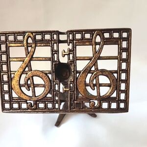 Vintage | Accents | Vintage Brass Music Stand Decor | Poshmark